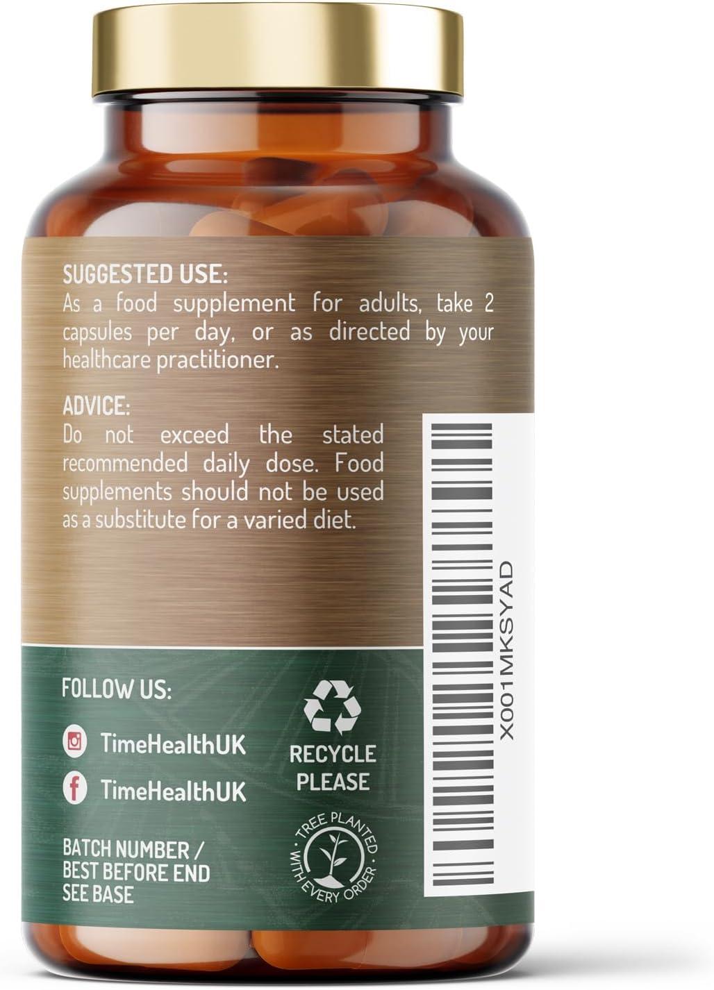 Ca-AKG 550mg Capsules - Ultra Pure Calcium Alpha Ketoglutarate - High Strength Formula - UK Made ...