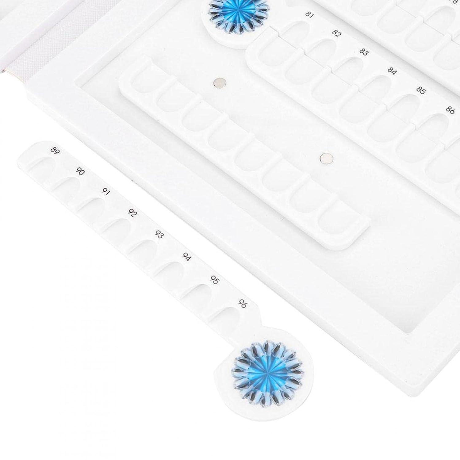 96 Grids Nail Display Chart - Removable Acrylic Board with Magnetic ...