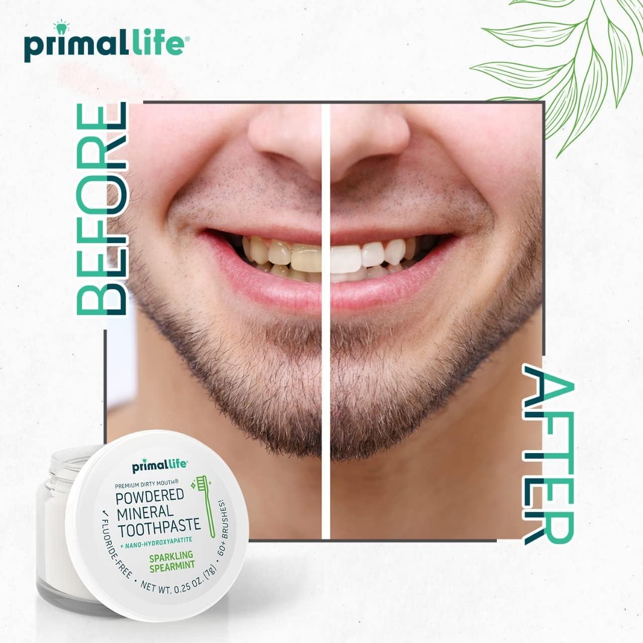 Primal Life Organics Dirty Mouth Toothpowder - 0.25oz | Natural Tooth ...