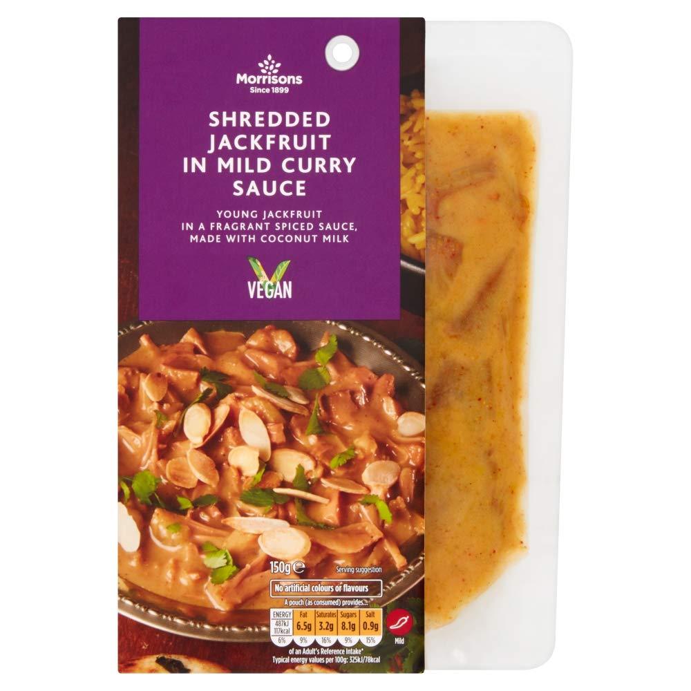 Morrisons Jackfruit in Mild Curry Sauce 150g x 8 | Buy Now with Express International Delivery ...