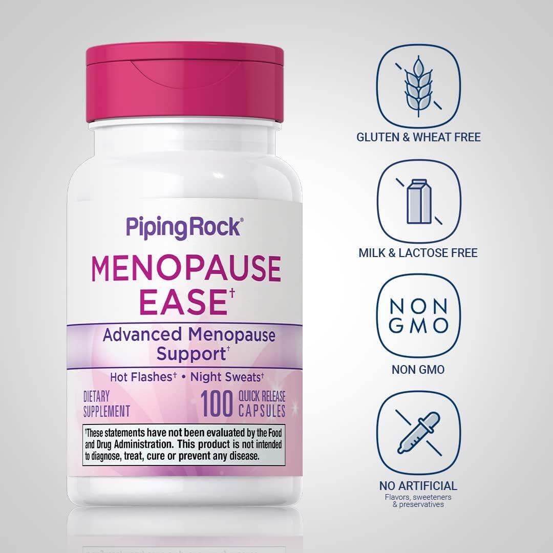 Piping Rock Menopause Supplement for Women - 100 Capsules | Advanced ...