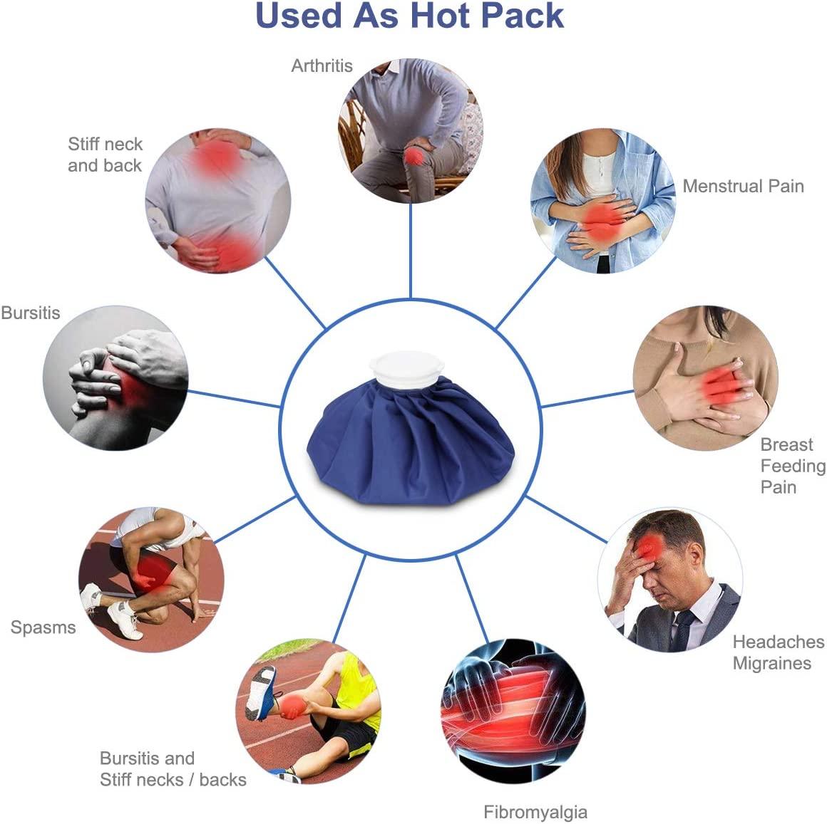 Ice Pack for Injuries, Hot & Cold Therapy, Teeth Pain Cold Pack ...
