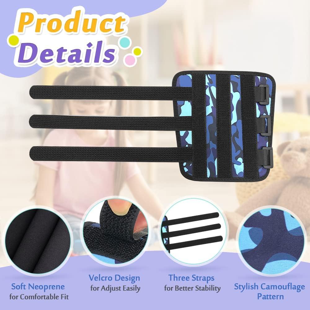 Kids Thumb Sucking & Nail Biting Treatment Gloves - Child Finger Guard ...