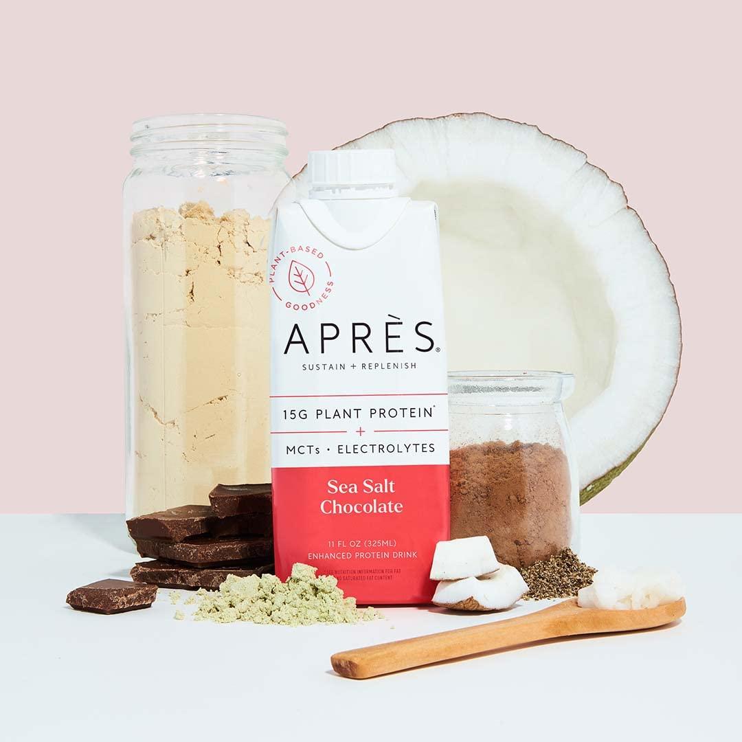Apres Plant-Based Protein Shake Sea Salt Chocolate with MCTs ...