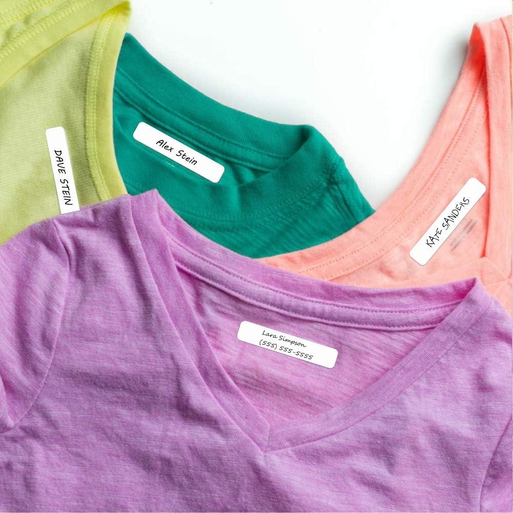 100-Pack Writable Iron On Clothing Labels | Washer & Dryer Safe | Buy ...