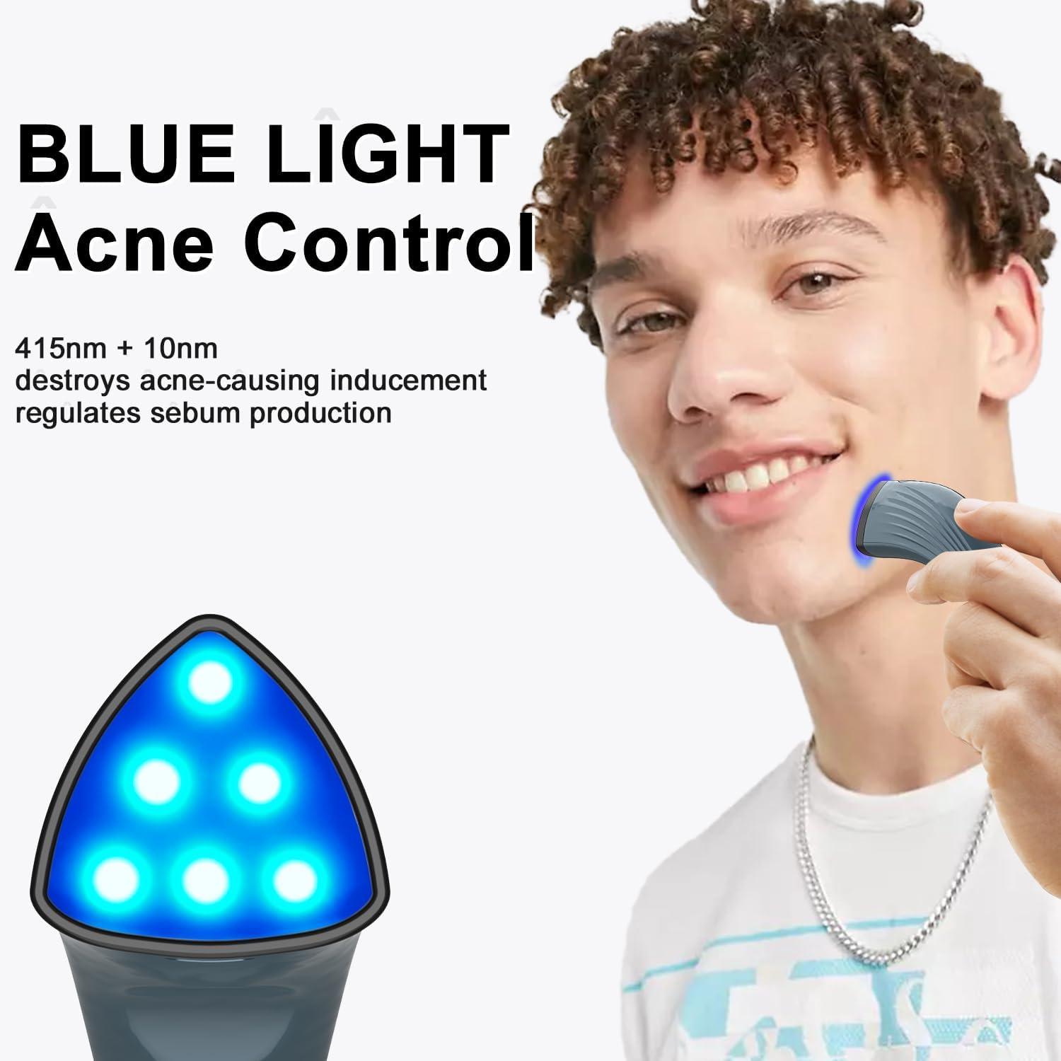 LED Acne Foe: Red & Blue Light Therapy Device for Effective Acne Spot ...