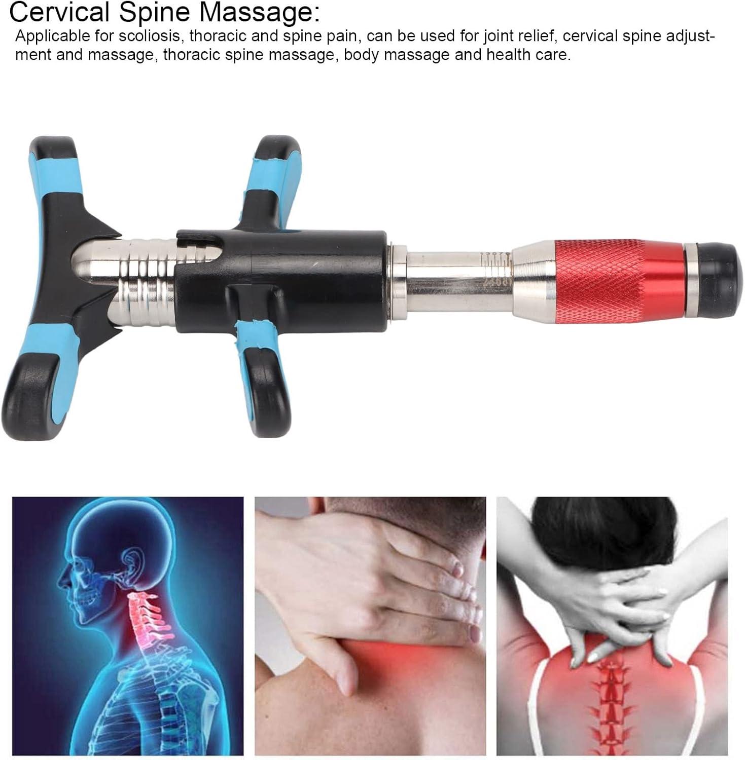 Manual Chiropractic Tool - 10-Speed Spine Adapter & Massage Device for ...