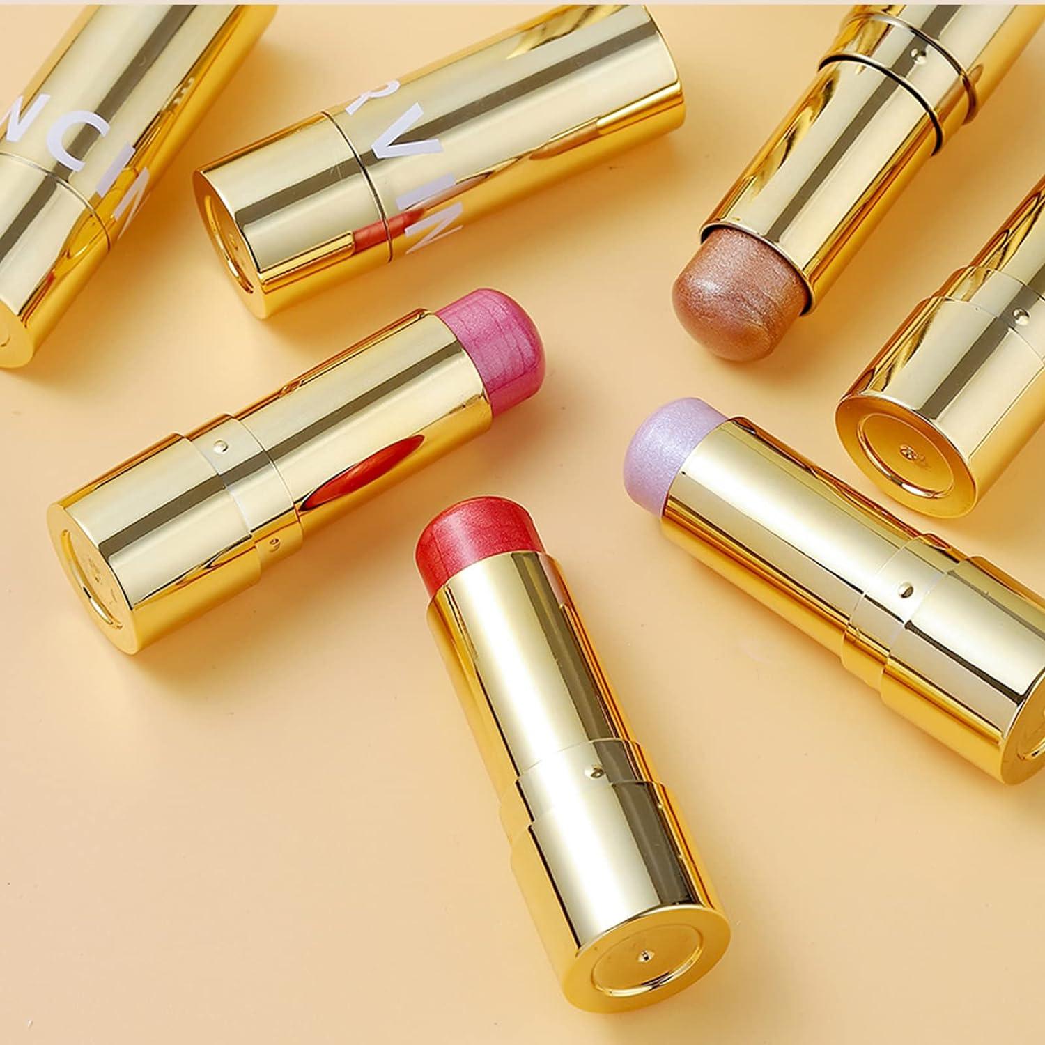 3-in-1 Cream Blush Stick for Cheeks, Lips & Eyes - Moisturizing Multi ...