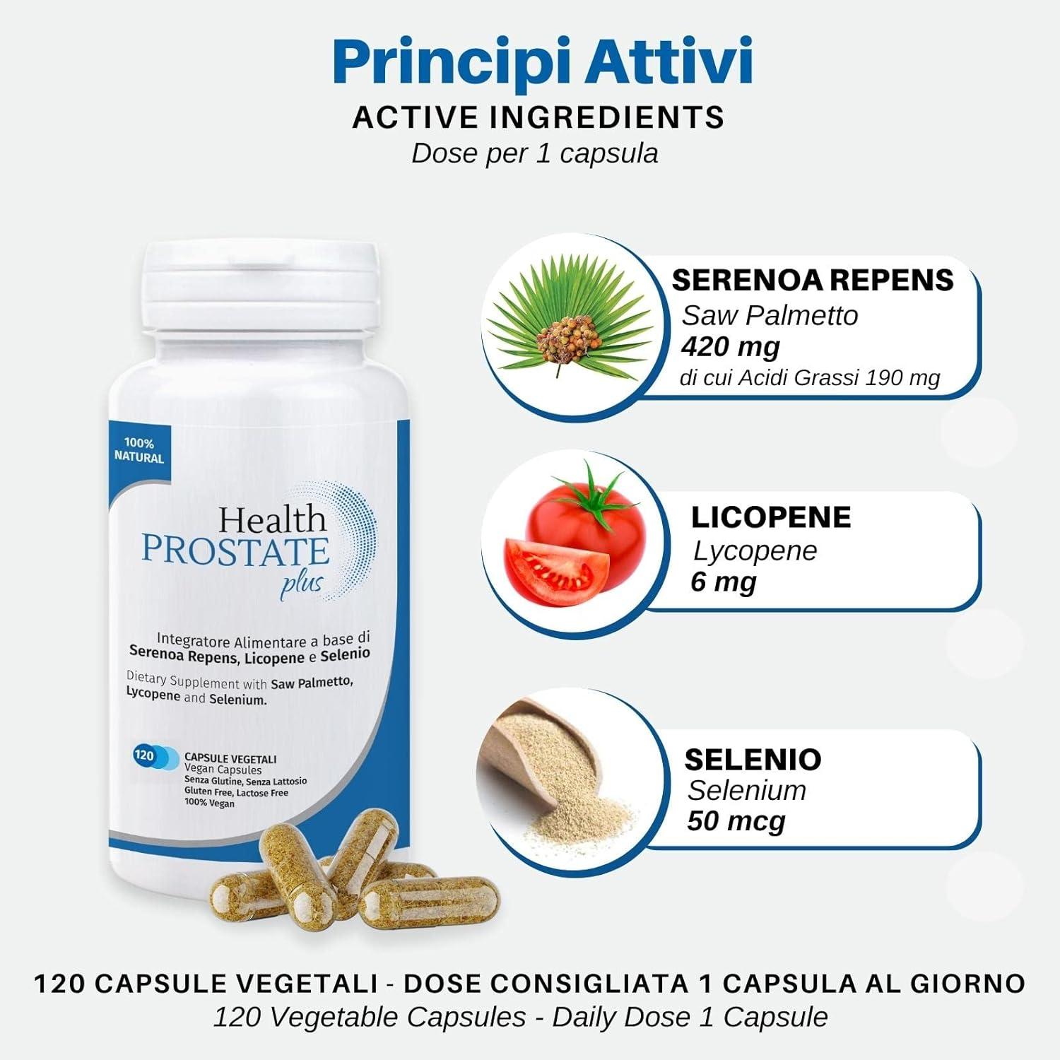 Health Prostate Plus Prostate and Urinary Tract Supplement with Serenoa ...