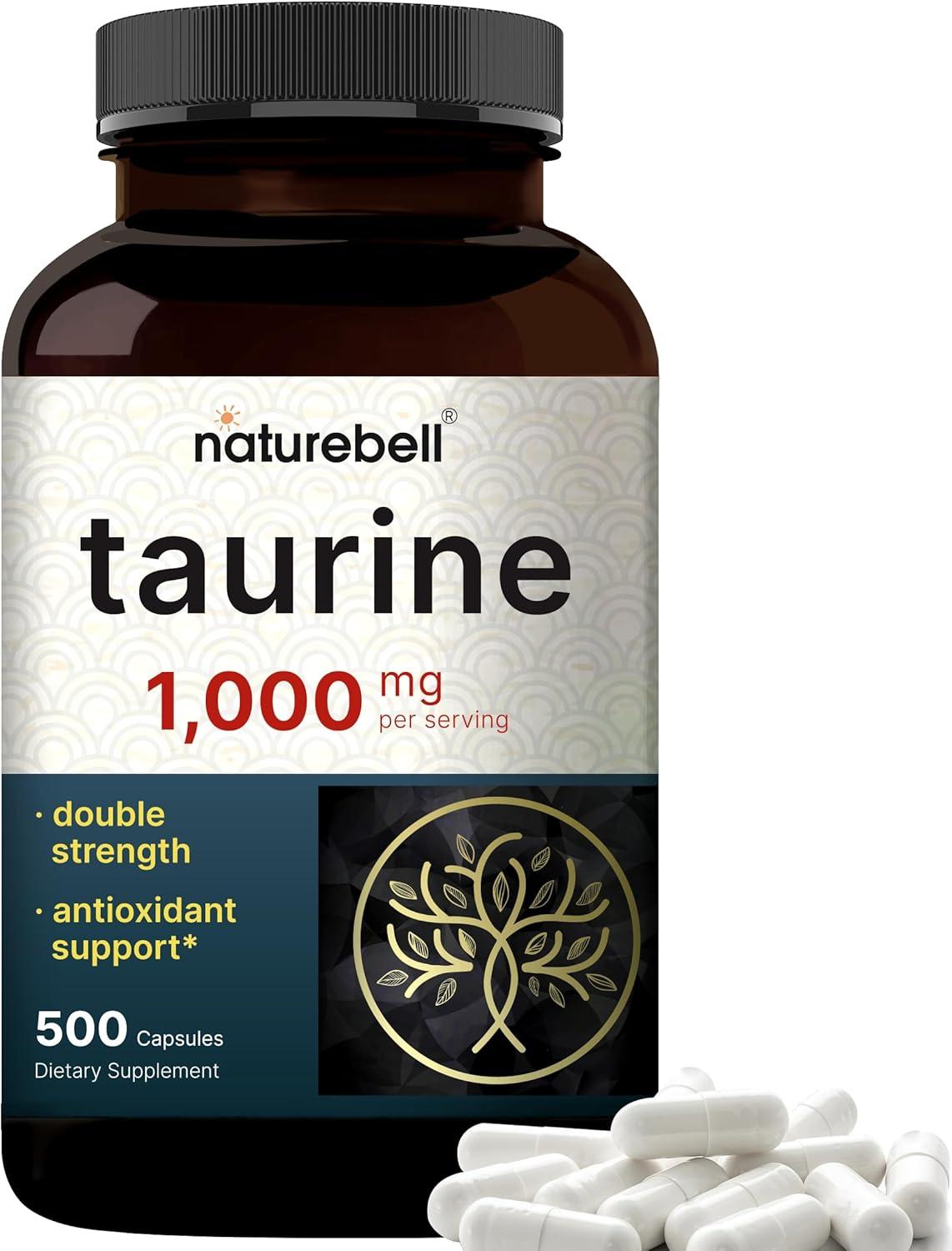 NatureBell CoQ10 400mg with Omega 3 Fatty Acids & Taurine Capsules 1 ...