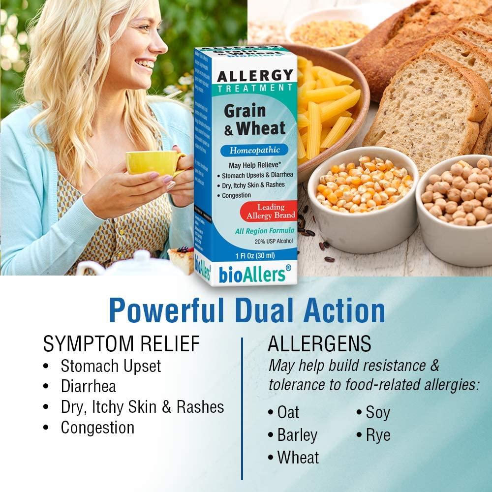 BioAllers NaturalCare Grain & Wheat Homeopathic - 1 Fl Oz | Allergy ...