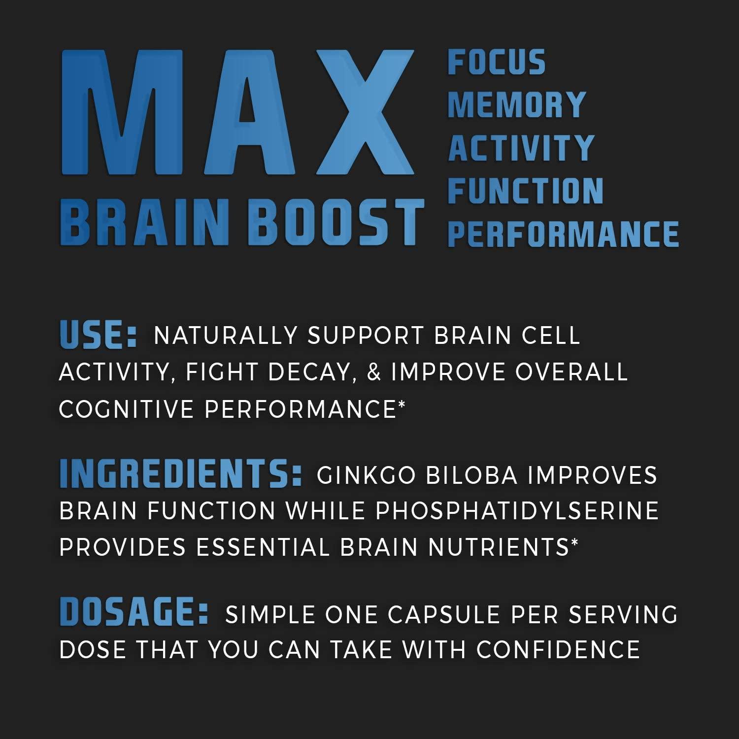 Havasu Nutrition Ginkgo Biloba Non-GMO 120mg, Supports Brain Health ...