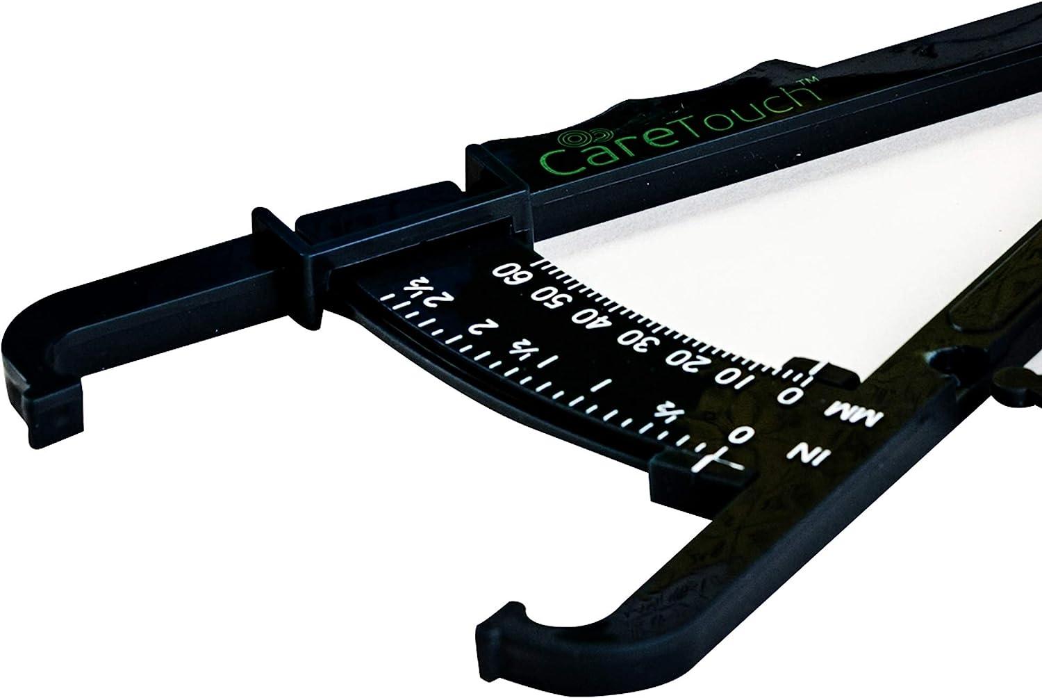 Care Touch Skinfold Body Fat Caliper Set with Measure Tape - Accurate ...