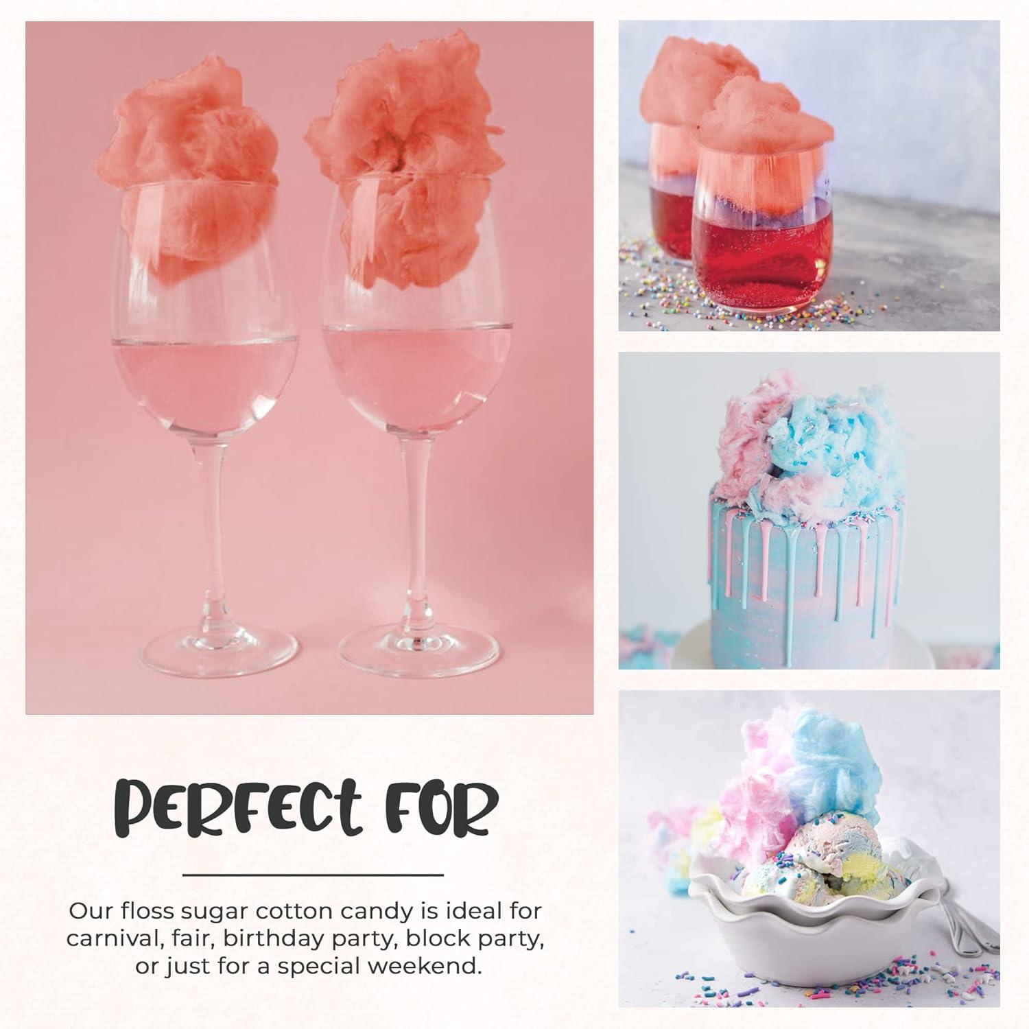 Baking Beauty Premium Sangria Floss Sugar - 400g Bulk Cotton Candy ...