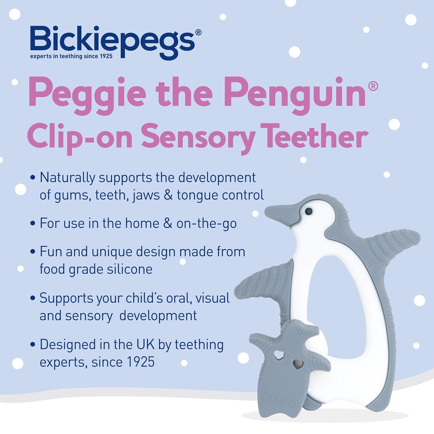 Bickiepegs Peggie the Penguin Sensory Bite Toy | Dental Aid for Babies ...