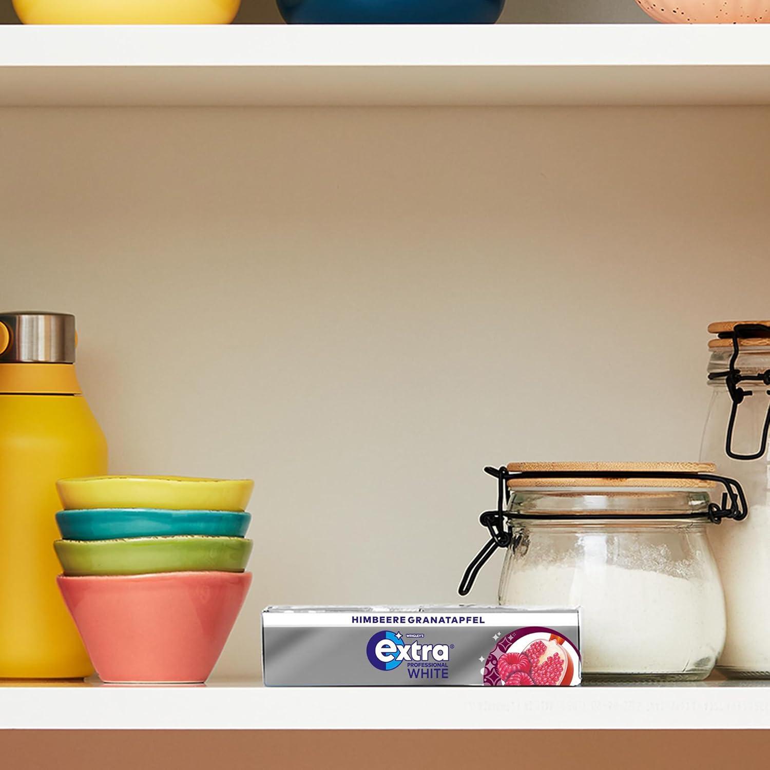 Extra Professional White Raspberry Pomegranate Sugar-Free Gum | 30x10 ...