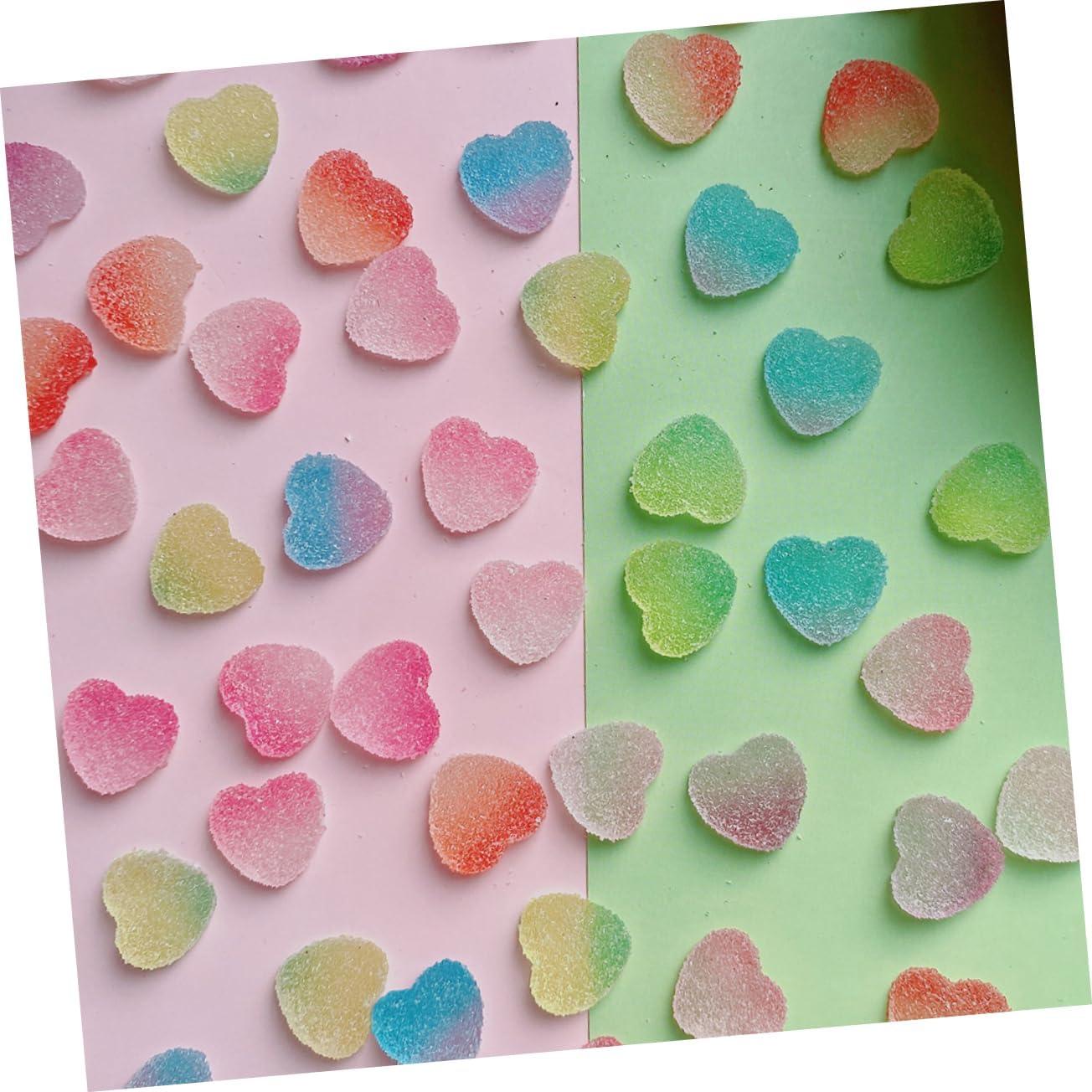 Toyvian 50pcs Simulation Gummies Models Candy Decorative Fake Candies ...