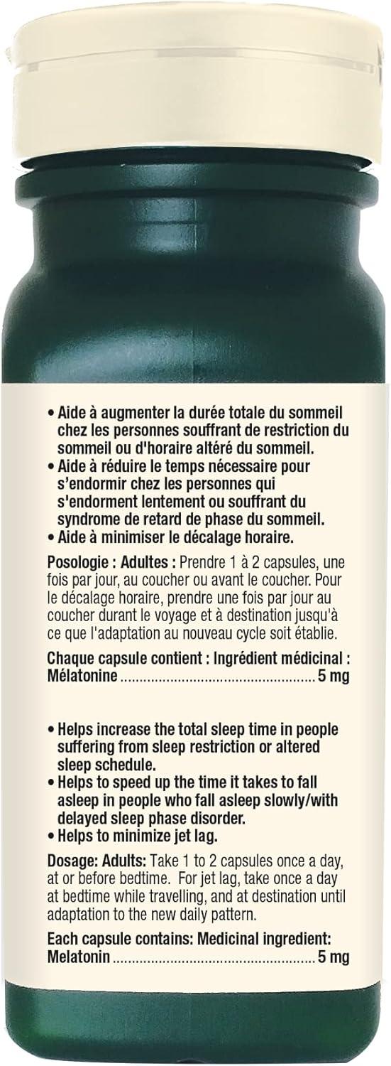 Adrien Gagnon - Melatonin 5 mg for Faster and Deeper Sleep 100 Capsules ...
