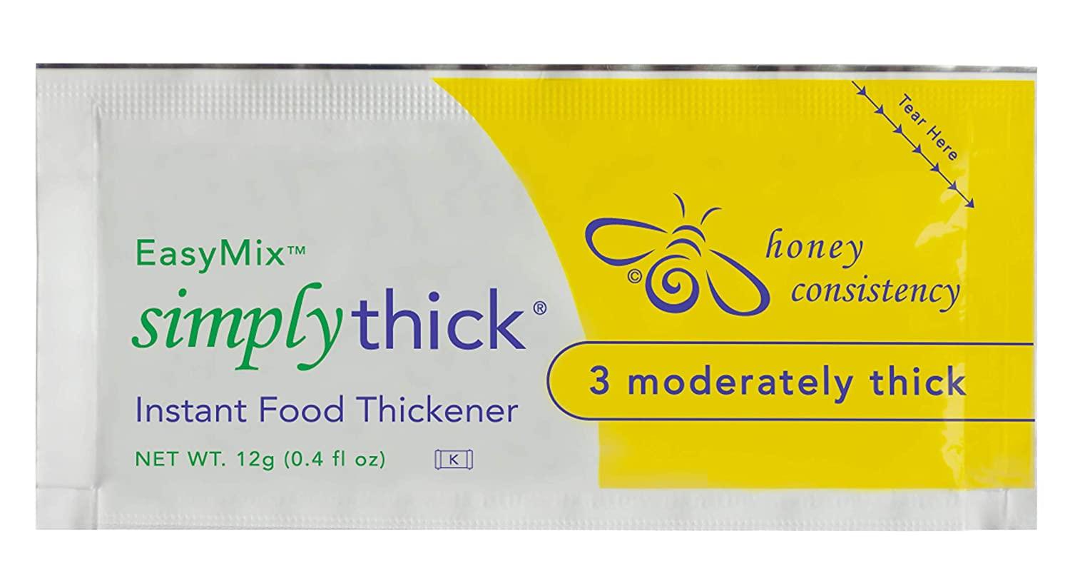 SimplyThick EasyMix | 50x12g Packets | Dysphagia Gel Thickener | IDDSI ...