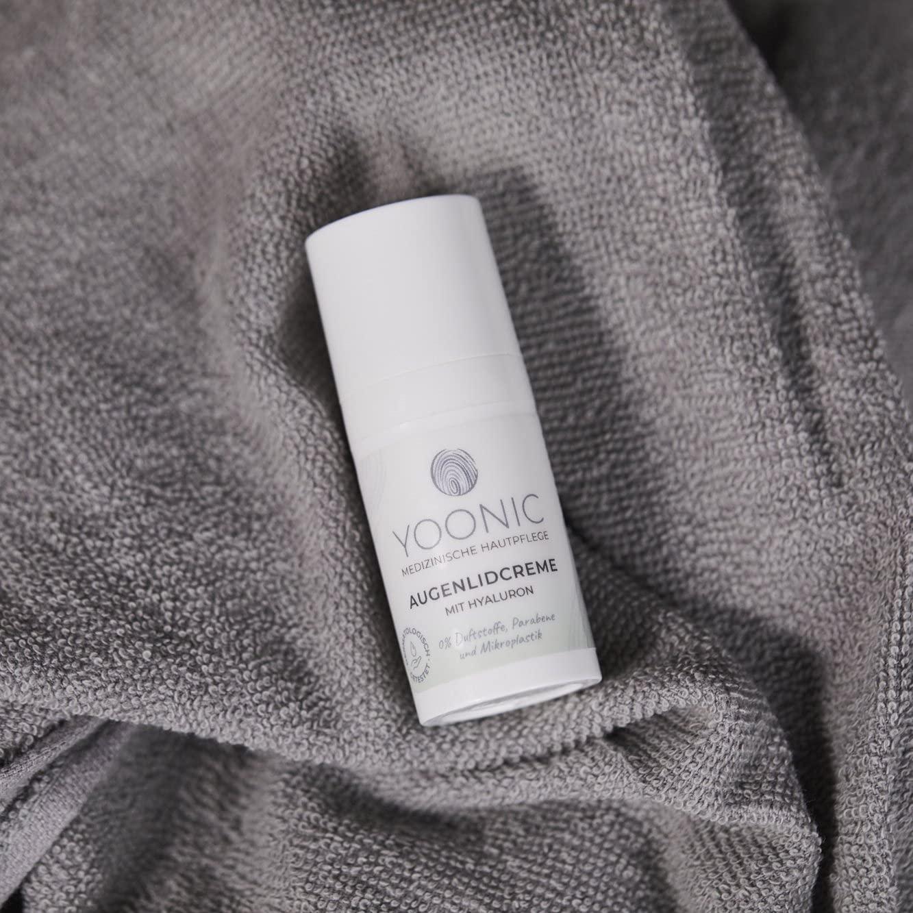 Yoonic Eyelid Cream with Hyaluron & HGA Complex | Hypoallergenic Day ...