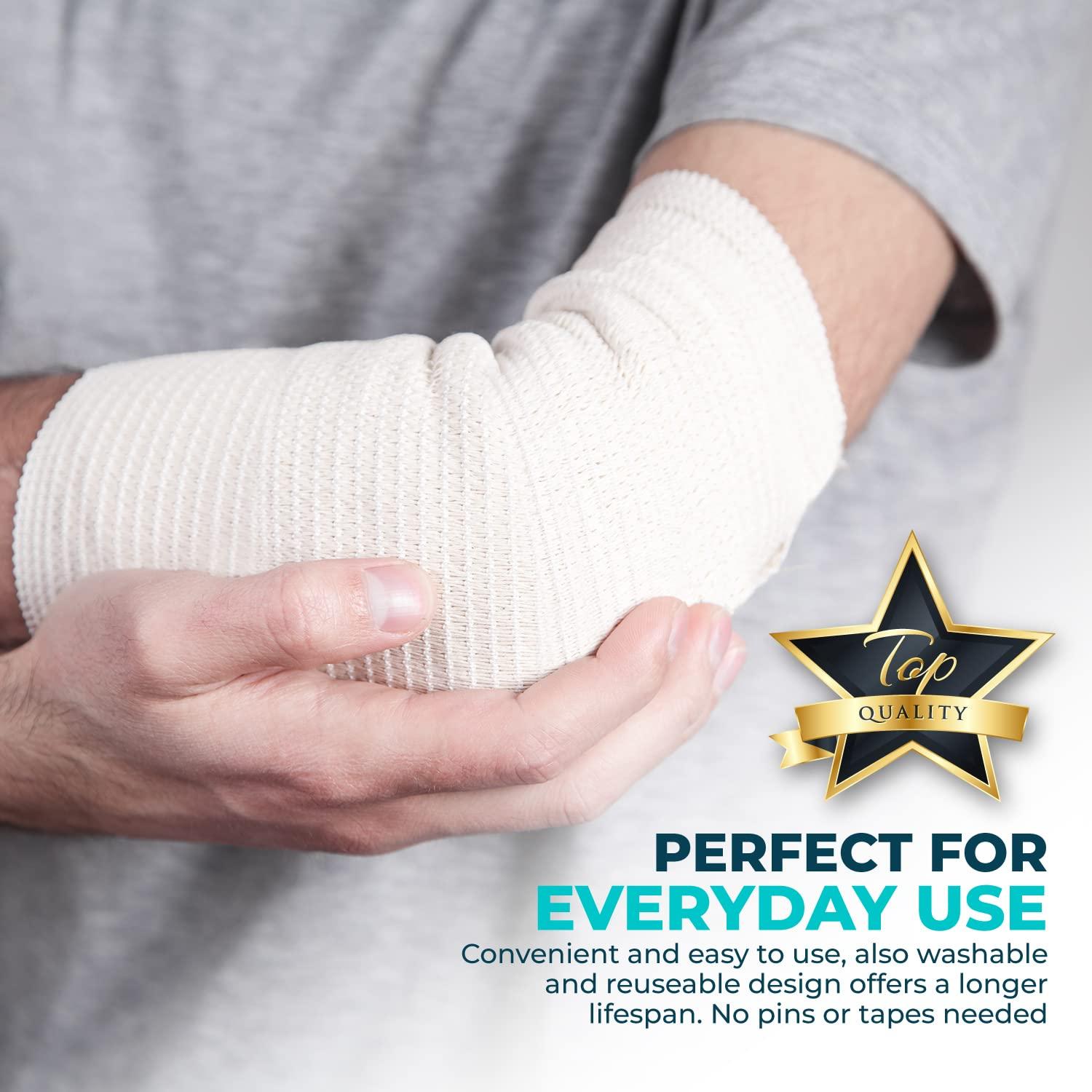 Premium Elastic Tubular Medical Bandage Size E Stockinette 3.4 inches x ...