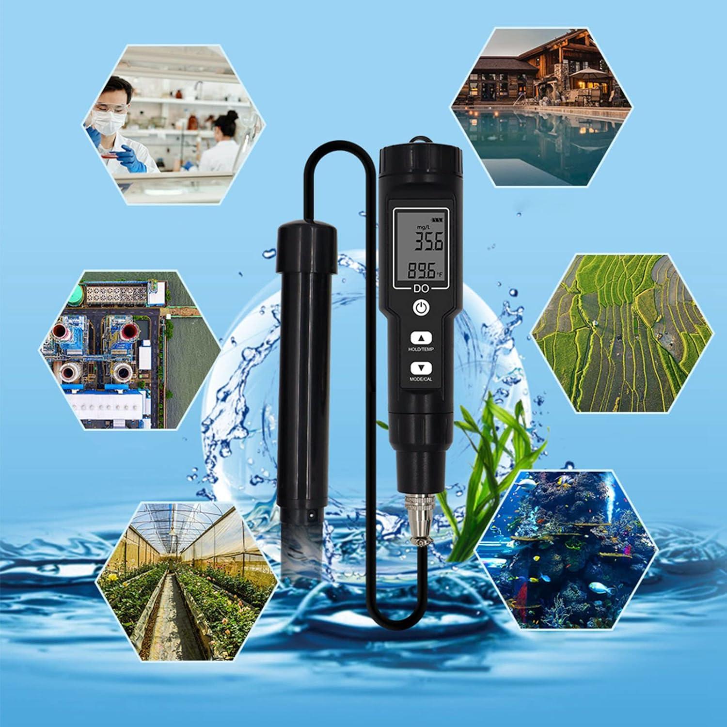 High-Accuracy Dissolved Oxygen Measurement Device with Removable Probe ...