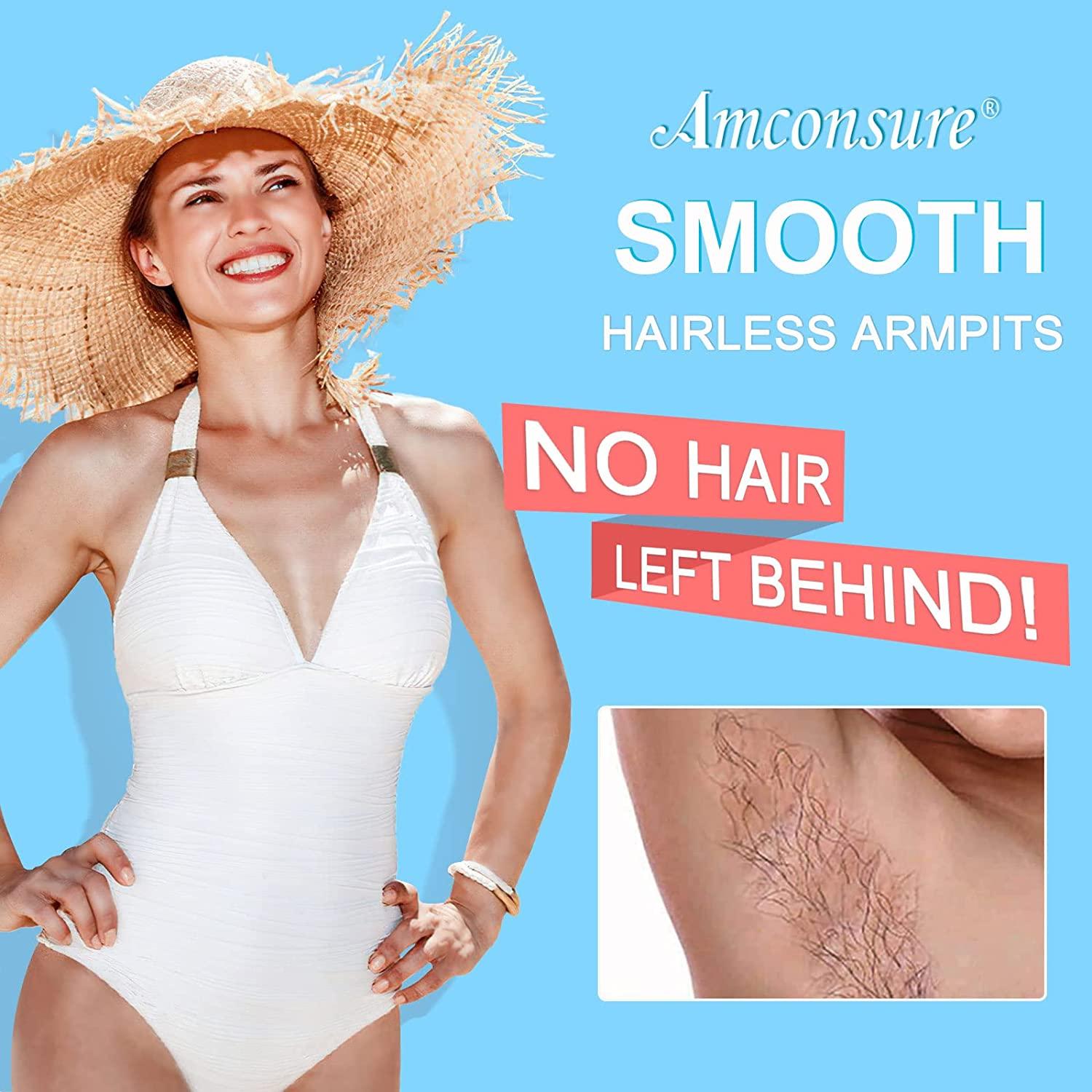 Amconsure Waxing Kit: Home Wax Warmer Hair Removal with 5 Hard Wax ...