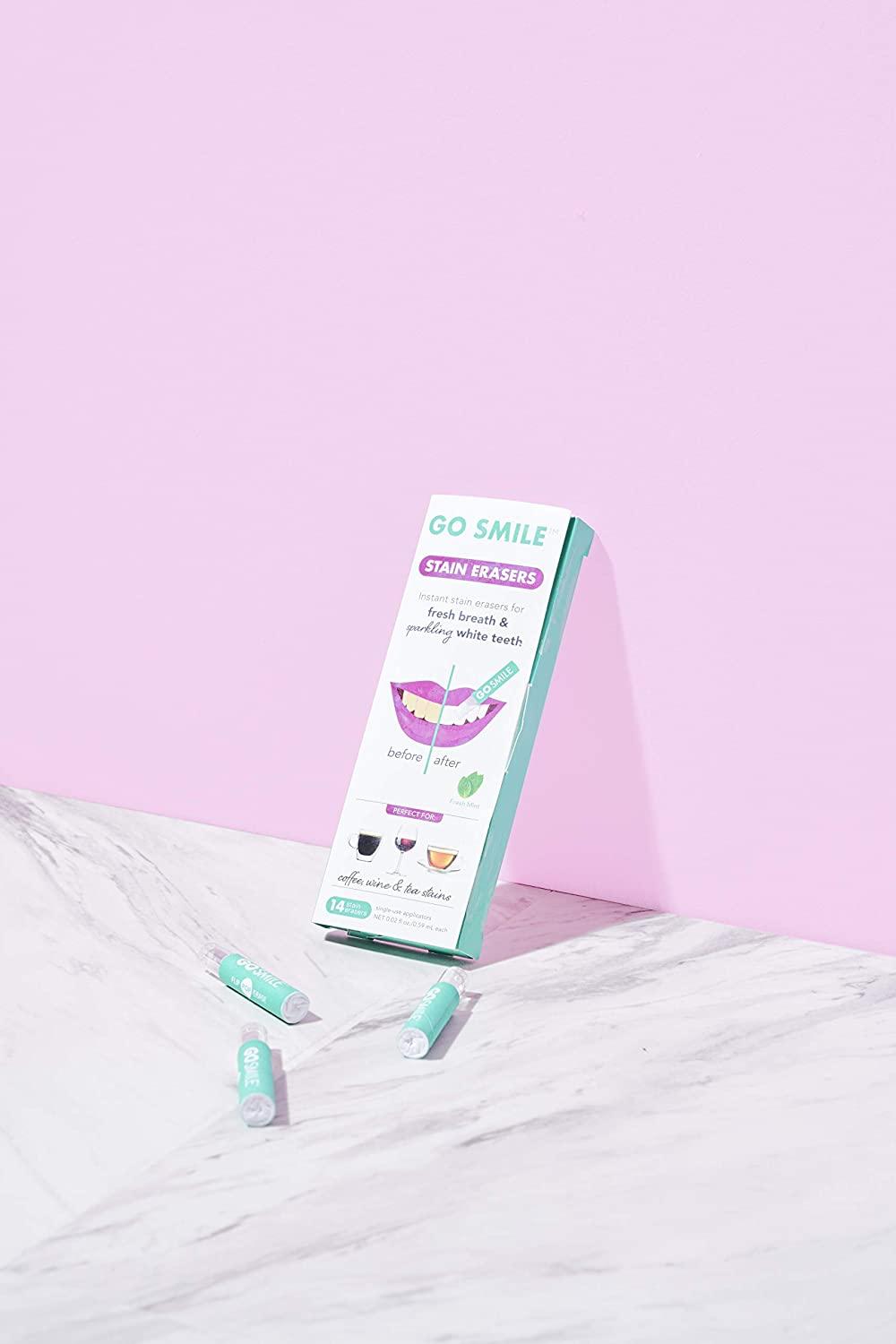 GO SMILE Teeth Whitening Stain Erasers - On-The-Go Instant Teeth ...