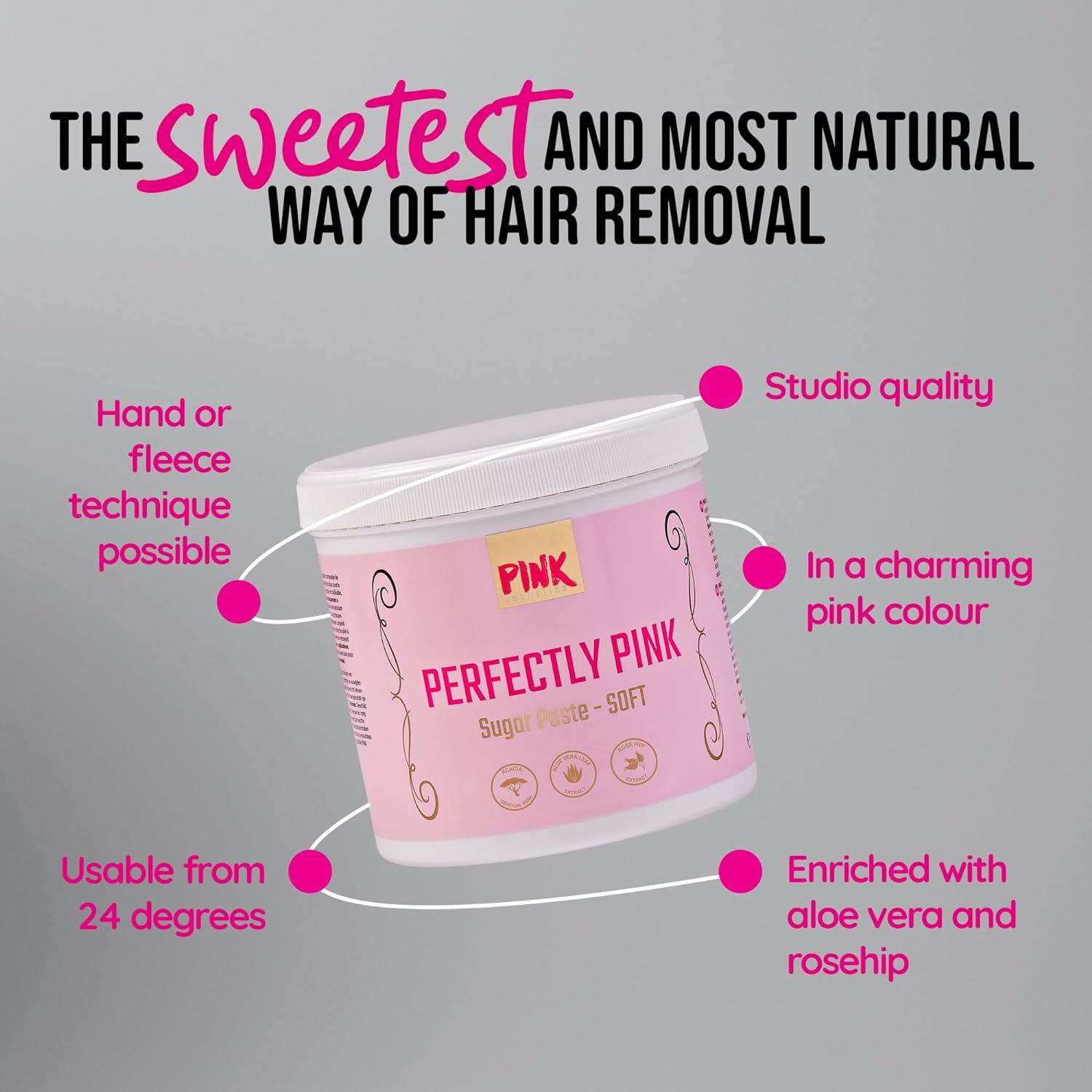 PINK Cosmetics Perfectly Pink Sugar Paste Soft 500g - Ideal for ...