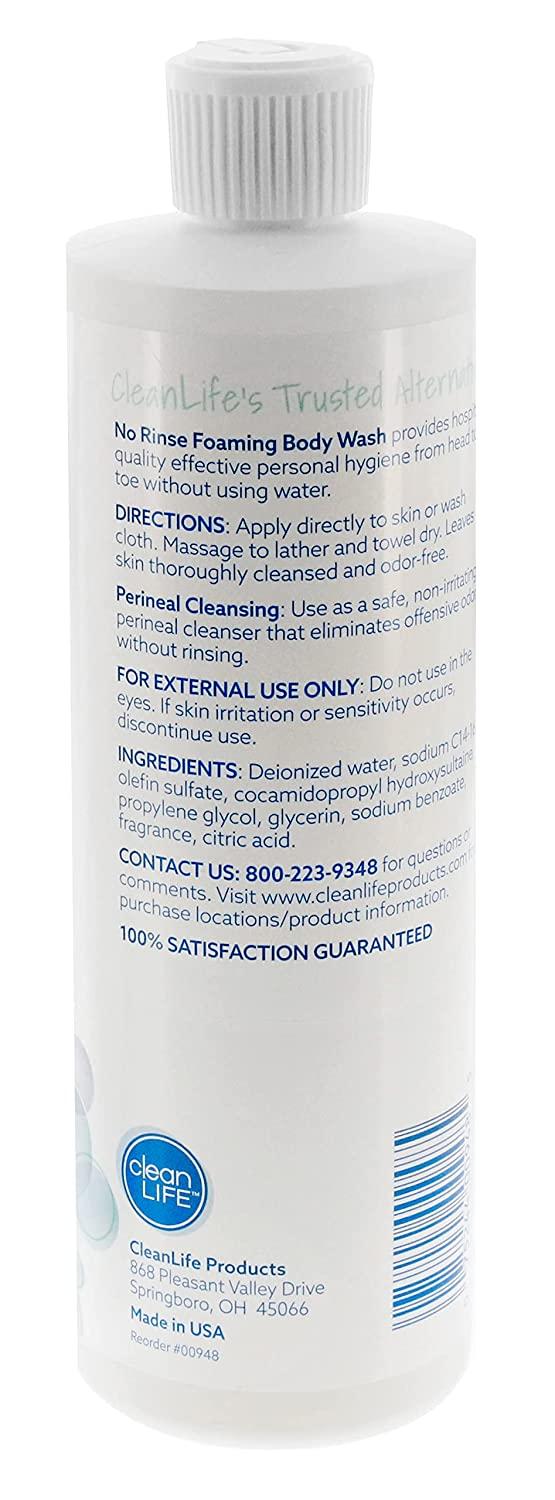 16oz No-Rinse Foaming Body Wash REFILL | Moisturizing & Refreshing ...