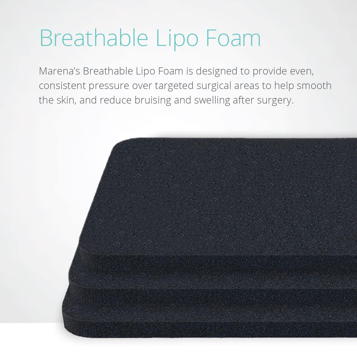 MARENA Breathable Lipo Foam 3 Pack - Post Surgery Liposuction ...