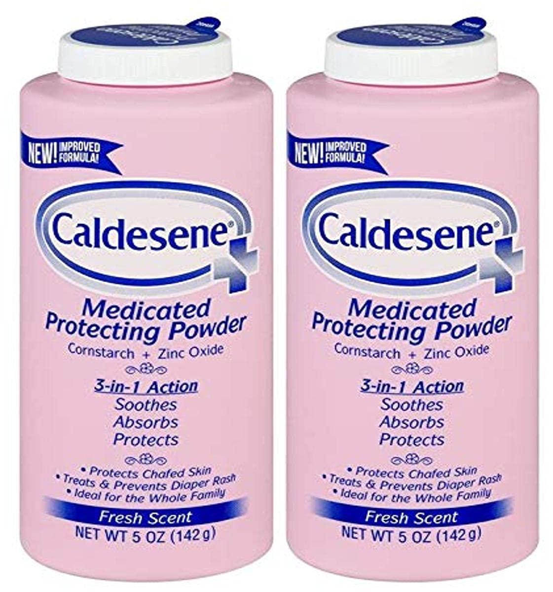 Caldesene Medicated Protecting Powder with Zinc Oxide Cornstarch Talc ...