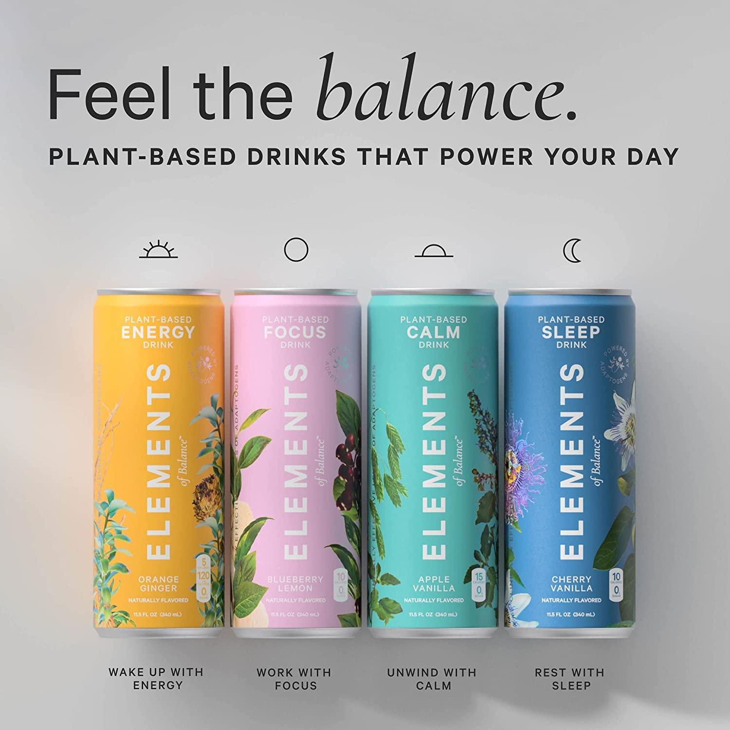 Elements of Balance Adaptogen Variety Pack | Calm, Sleep, Focus, Energy ...