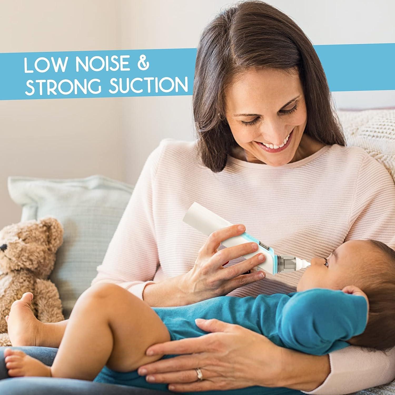 Electric Baby Nasal Aspirator with 6 Levels of Suction - Blue | Nose ...