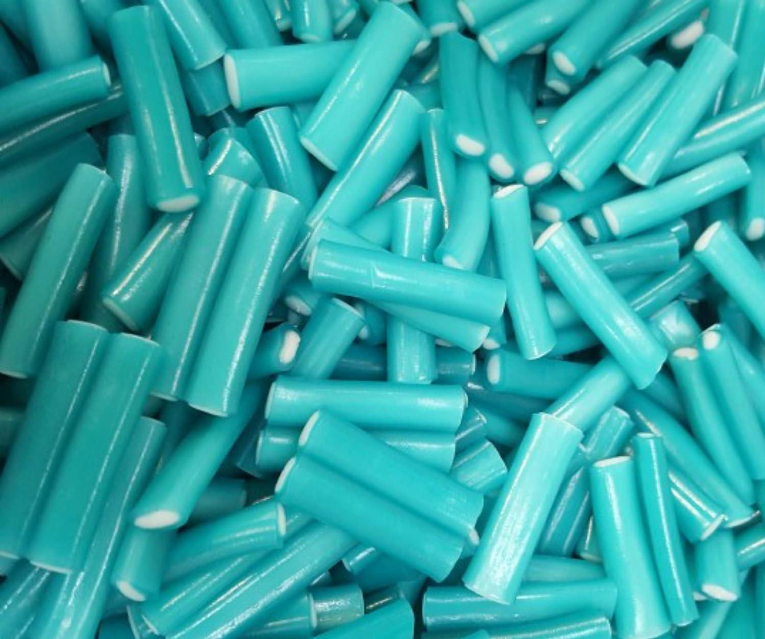 Sweets Mini Blue Raspberry Cables/Pencils Pieces Gummy HALAL (400g ...