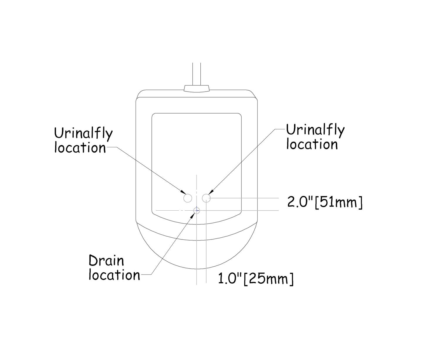 Urinal Fly Toilet Stickers 12 Pack - Grasshopper, Hornet, Beetle ...