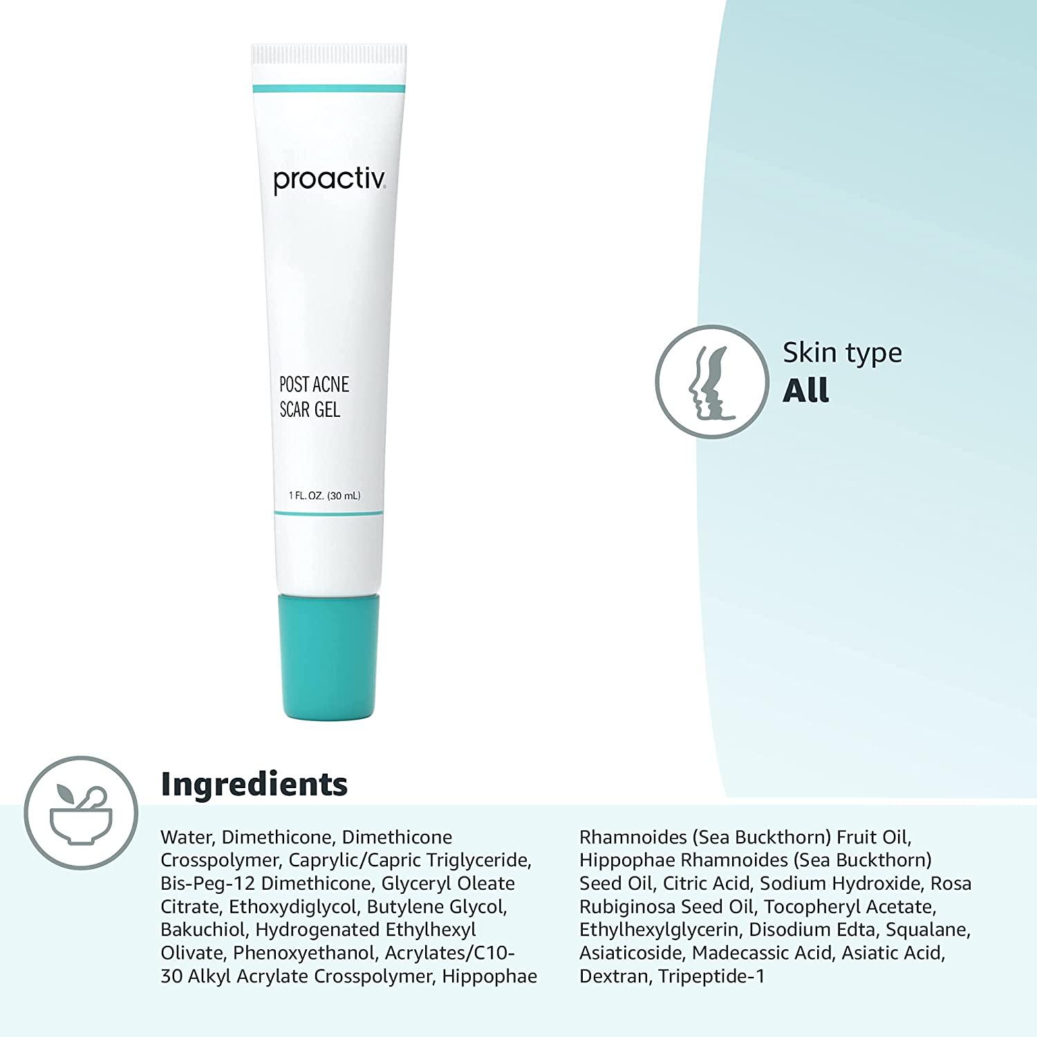 Proactiv Post Acne Scar Gel - Antioxidants, Vitamin E, Skin Smoothing ...