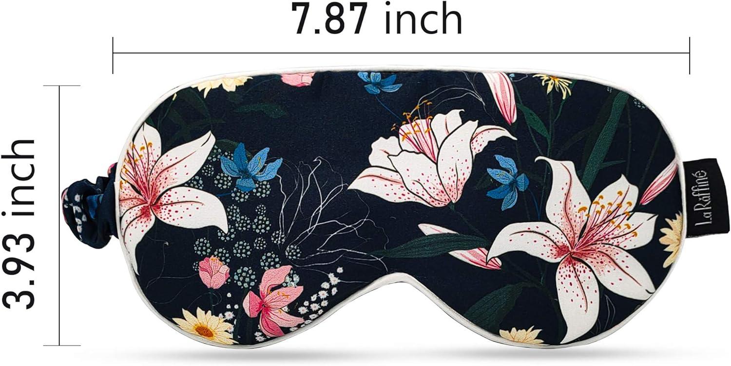 Women's Sleep Mask with Gel Beads Pad - Block Out Light, Relieve Dry ...