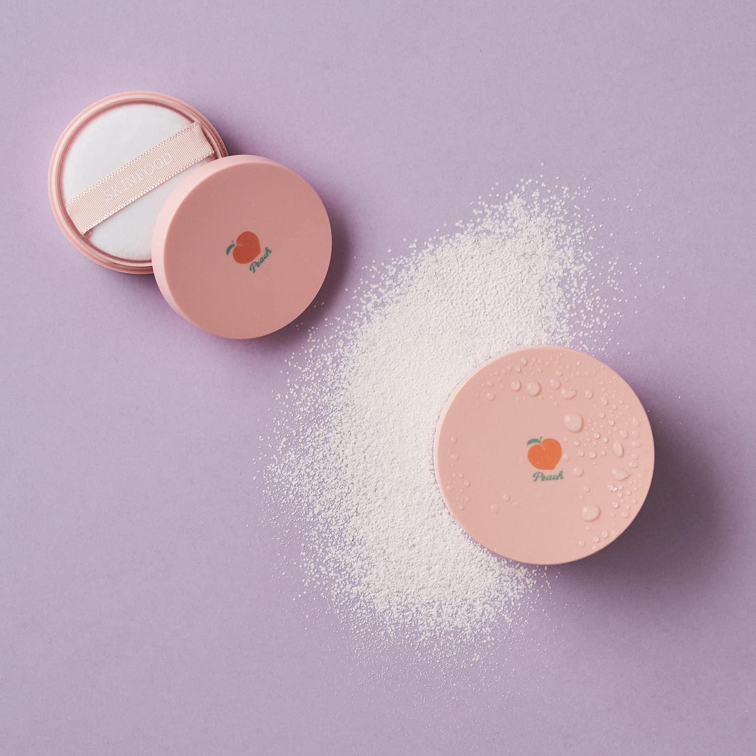 SKINFOOD Peach Cotton Multi Finish Powder 5g | Korean Sebum Control ...