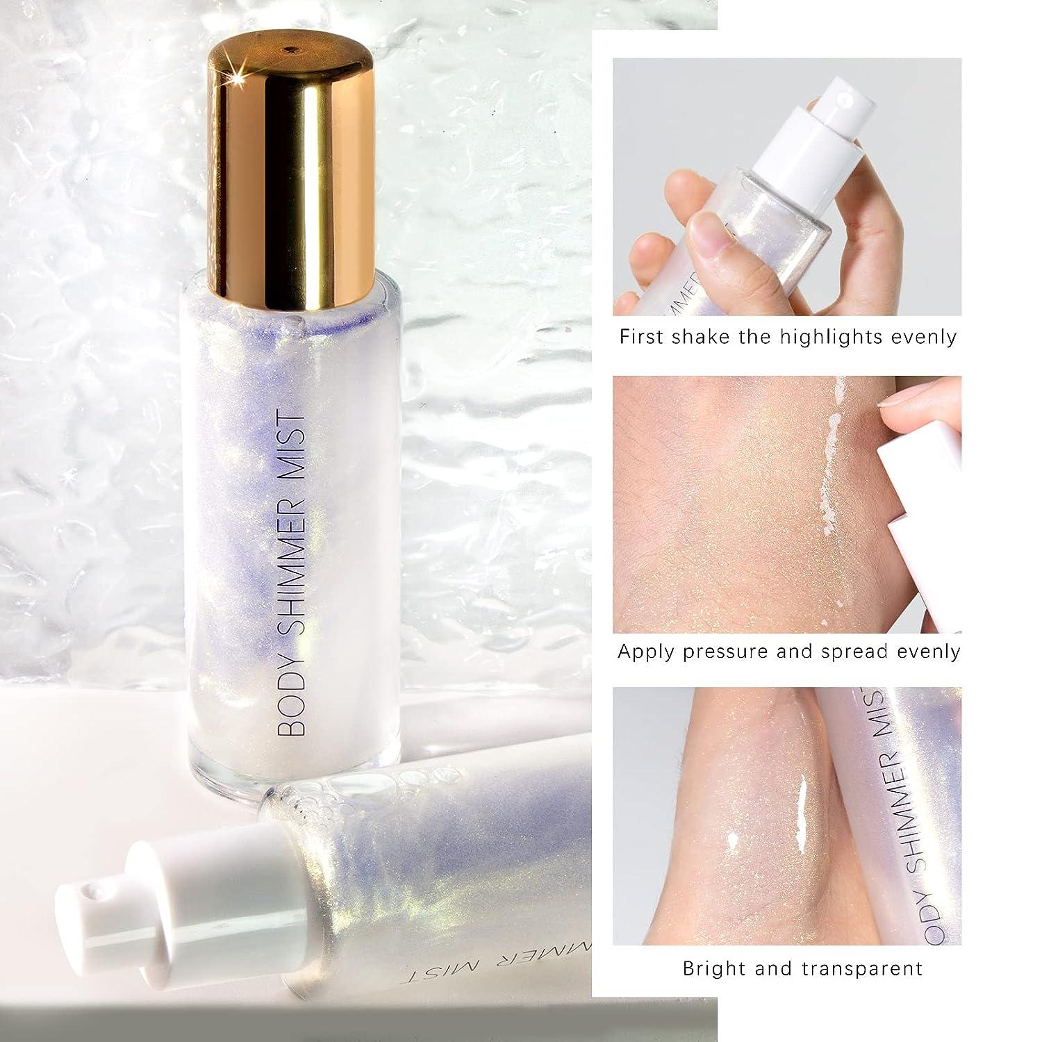 HOSAILY Body Luminizer Liquid Highlighter - Waterproof Shimmer for Face ...