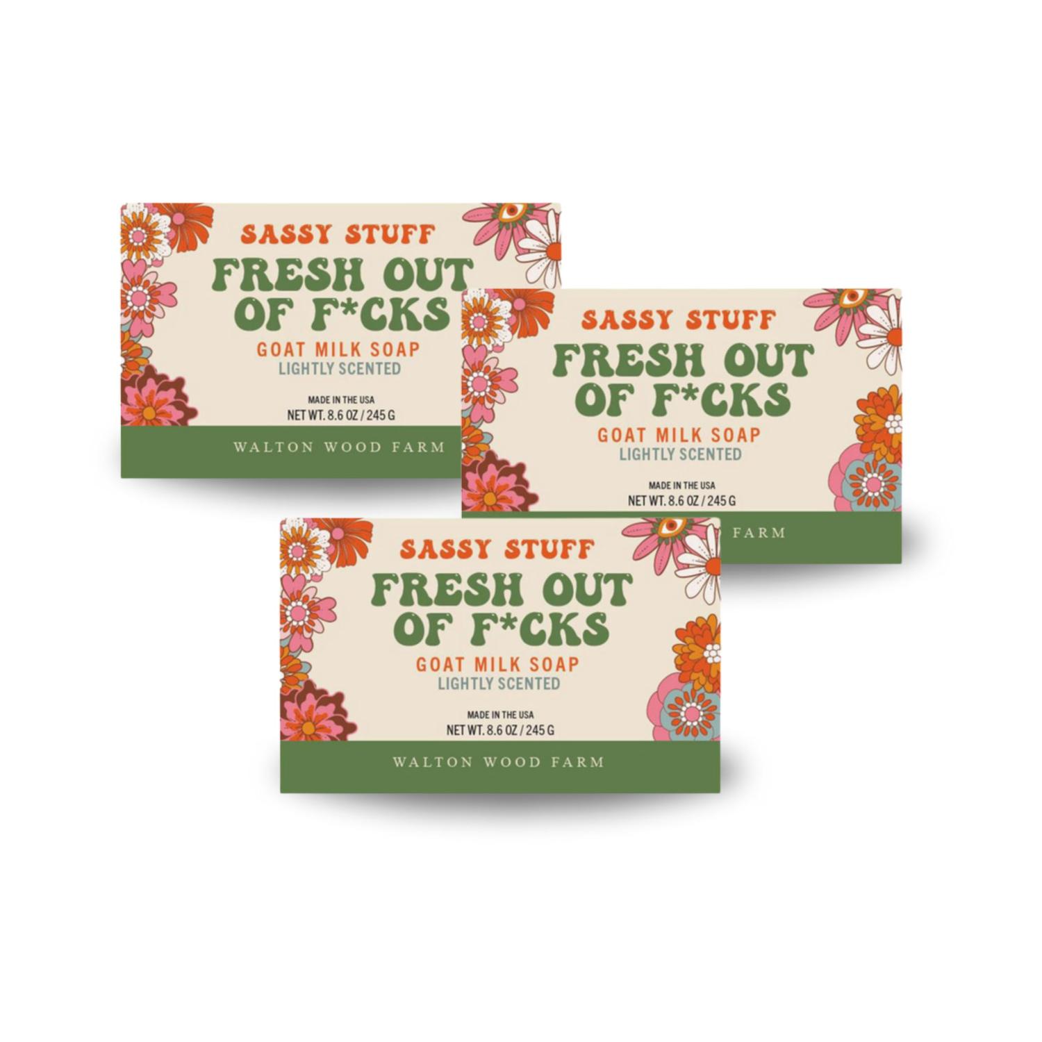 Walton Wood Farm Bar Soap - Fresh Out of F*CKS | Natural Handmade Soap ...