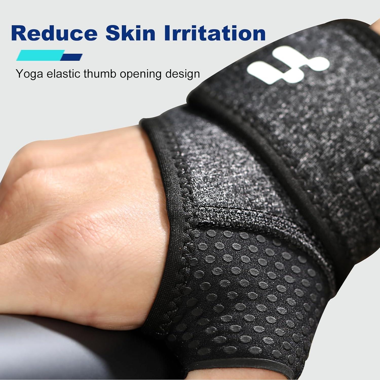 Fitomo Wrist Support Strap with Soft Thumb Opening - for Carpal Tunnel ...