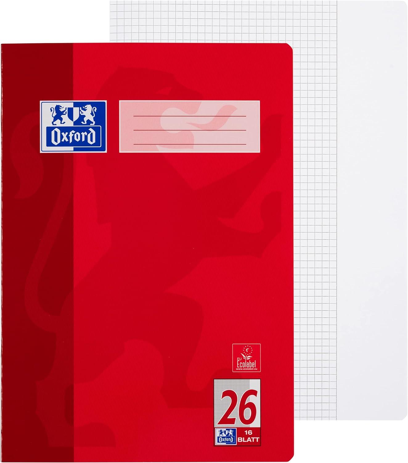 Buy Oxford A4 College Block & Schoolbooks - Lined & Checkered 3 & 5 ...