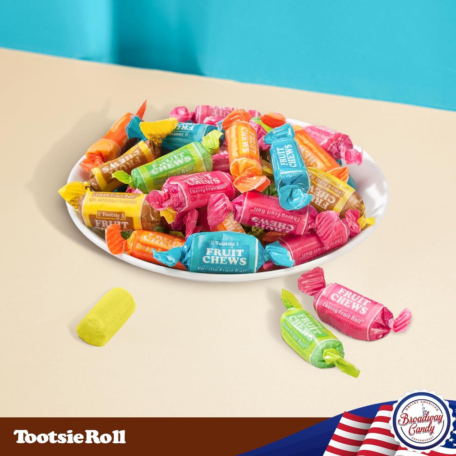 Tootsie Roll Fruit Flavoured Sweets BULK 1kg Bag - Assorted Fruity ...