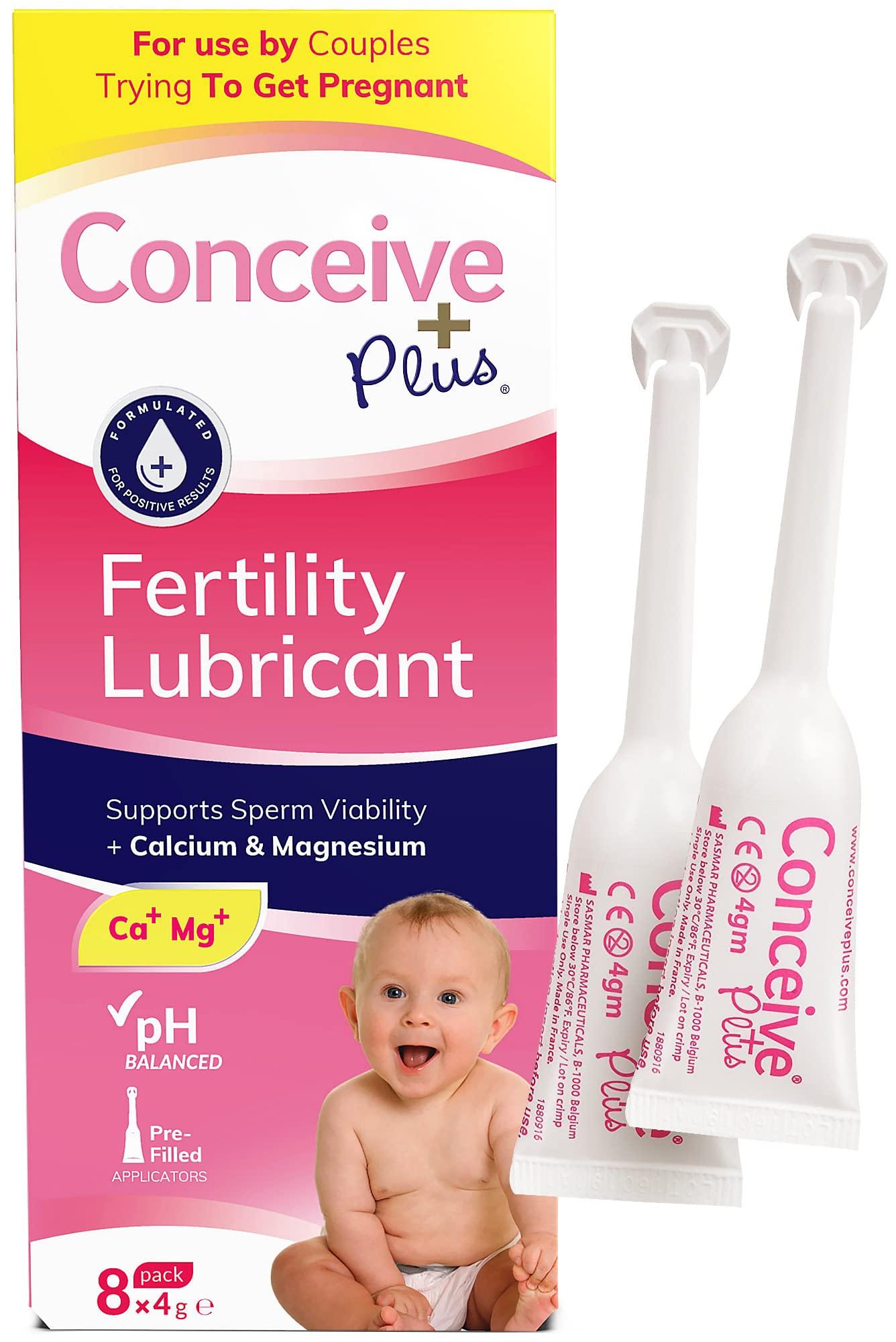 Conceive Plus Fertility Lubricant - pH Balanced Vaginal Moisturizer ...