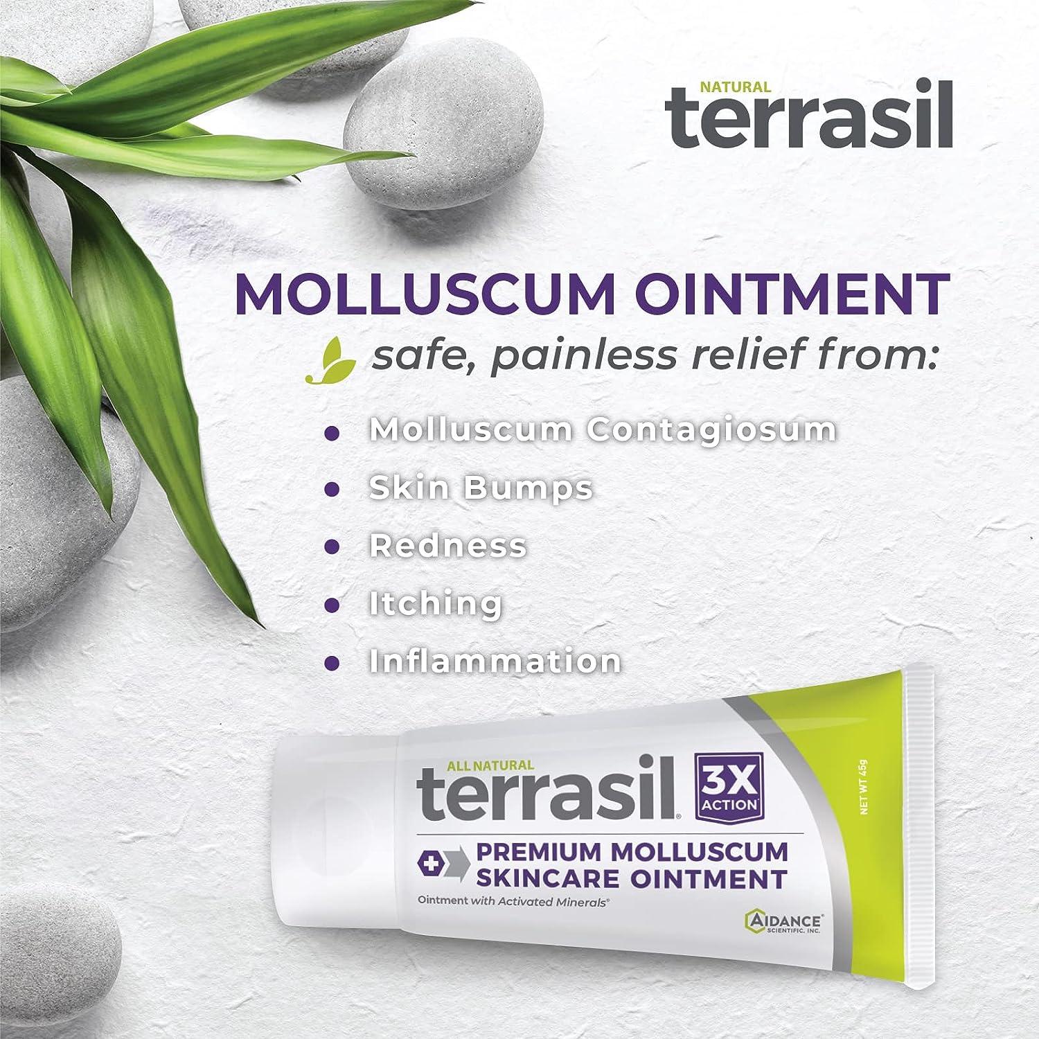 Terrasil Molluscum Contagiosum Ointment for Symptom Relief - All ...