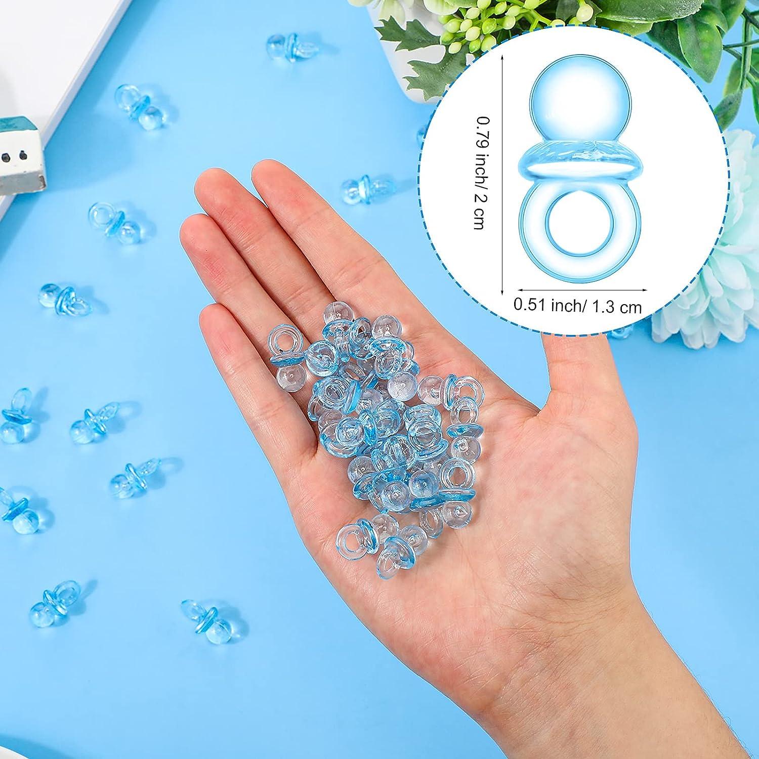 51 Pcs Cool Baby Shower Games & 50 Acrylic Pacifiers Set - Gender ...