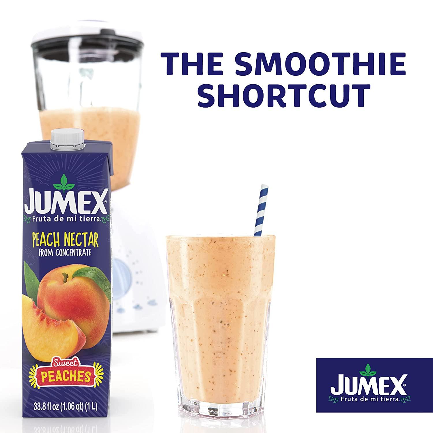 Jumex Peach Nectar 33.8 FL OZ - Delicious Peach Juice Drink | Buy Now ...