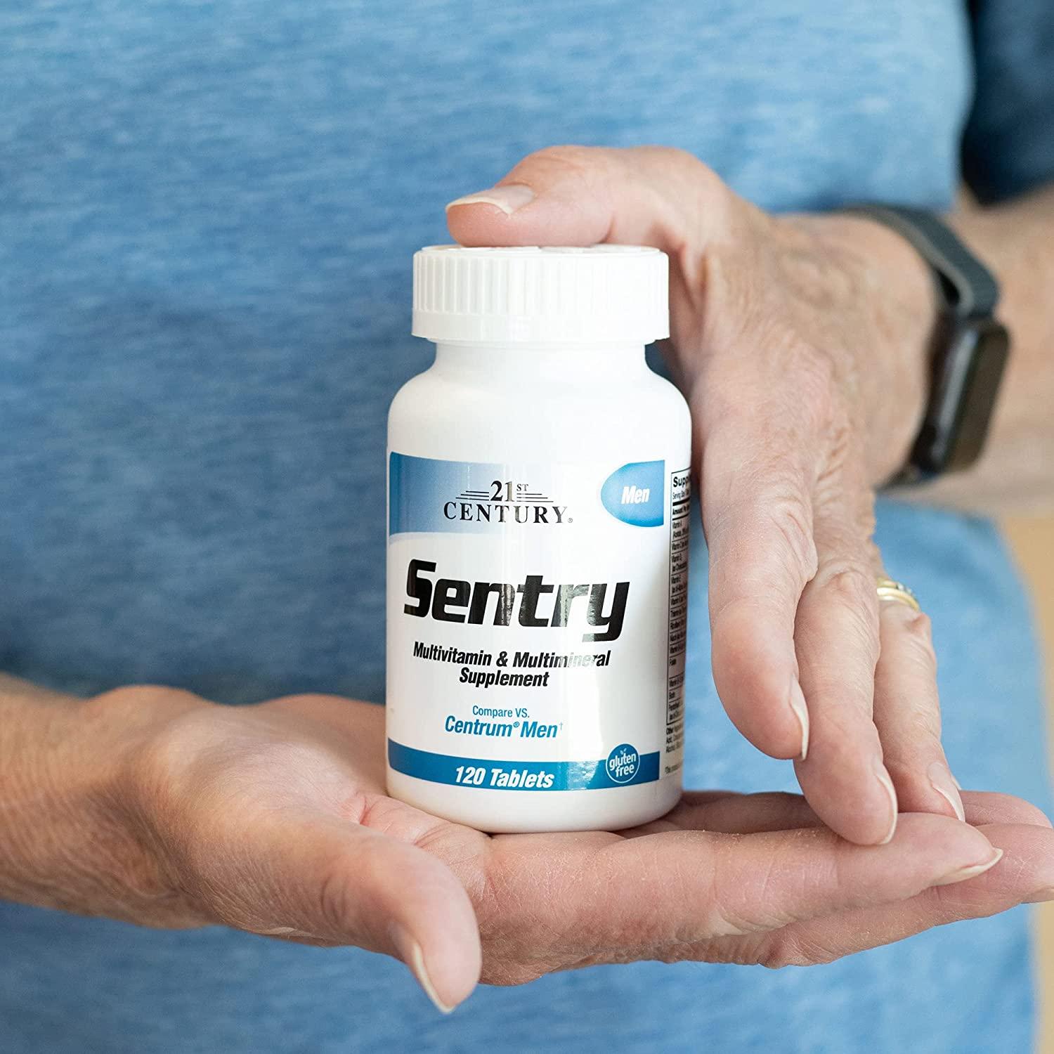 21st Century Sentry Men Multivitamin & Multimineral Supplement 120 Tablets