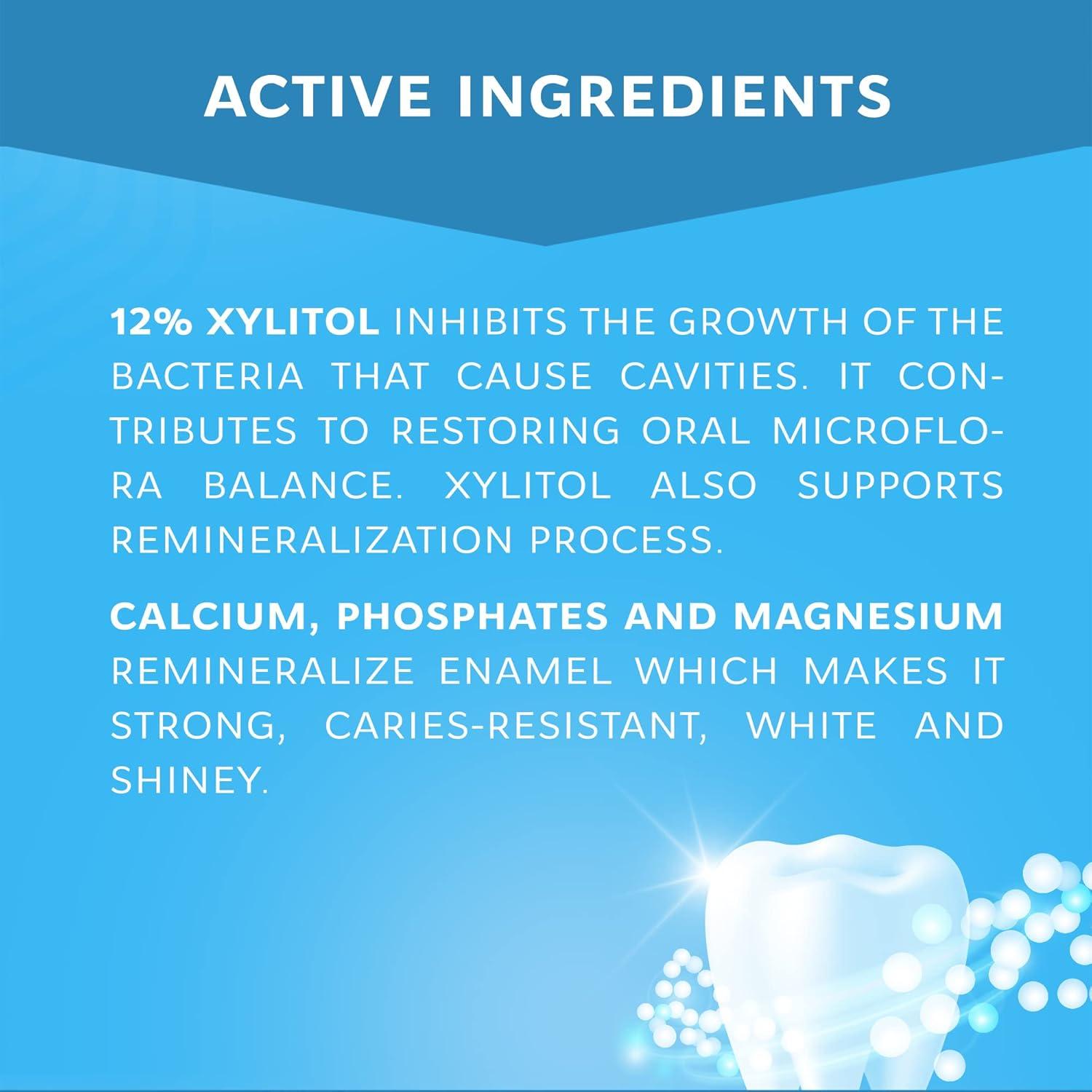 ROCS Kids Fruit Ice Toothpaste 45g - All-Natural Fluoride-Free Kid ...